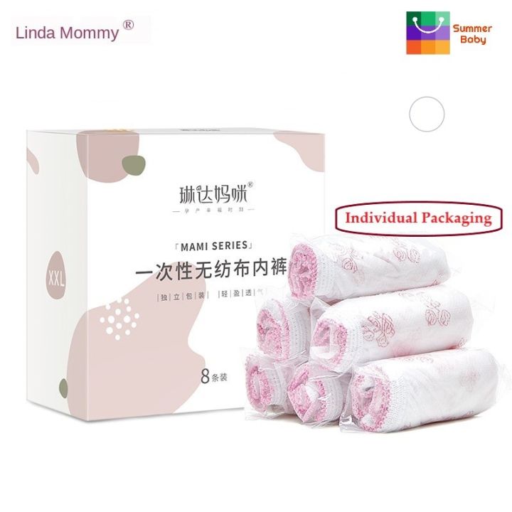 Lady Women Maternity Sexy Period Travel Full Cotton Panty-Disposal ...