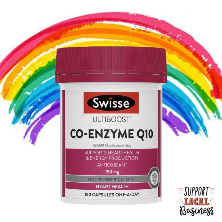 [Crazy Sale] Swisse Co-Enzyme Q10 150mg 180 Capsules | Lazada Singapore