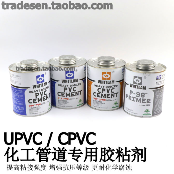 UPVC CPVC plastic bonding PVC chemical cleaning pre pipe adhesive ...