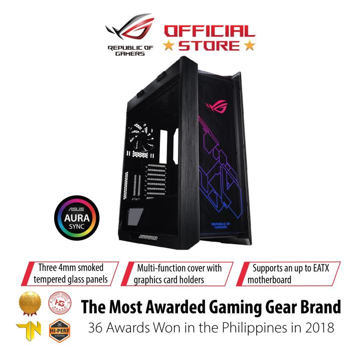 ROG Strix Helios GX601 ATX/EATX mid-tower gaming case with tempered ...