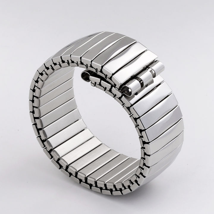 17mm 20mm Elastic Stainless Steel Strap for Swatch Polished Matte ...