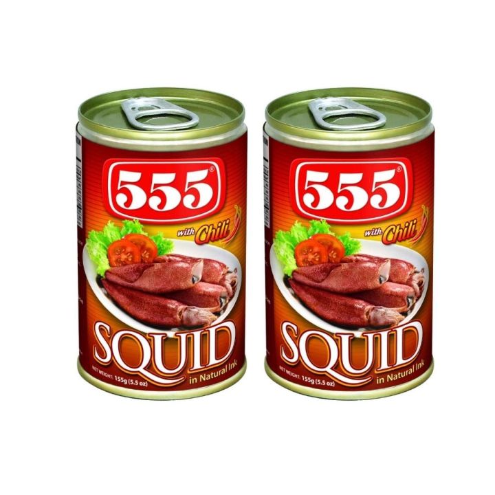 555 Squid with Chili 155g - Pack of 2 | Lazada PH