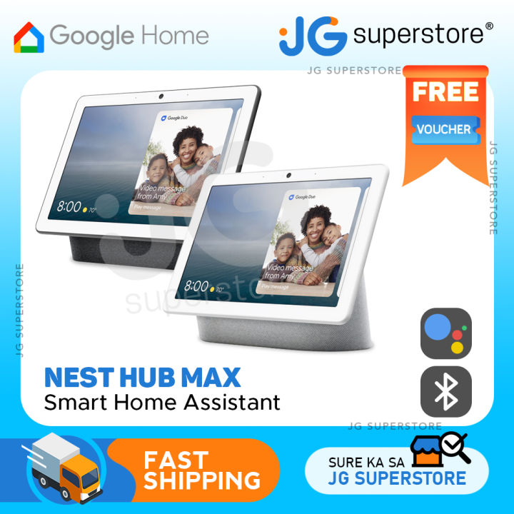 Google Nest Hub Max 10-Inch Touchscreen Bluetooth Smart Home Display ...