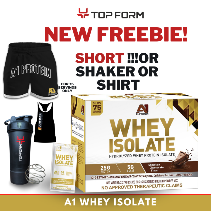 A1 Hydroyzed Whey Protein Isolate 5lbs (75 x 30g Sachets) (2250g ...