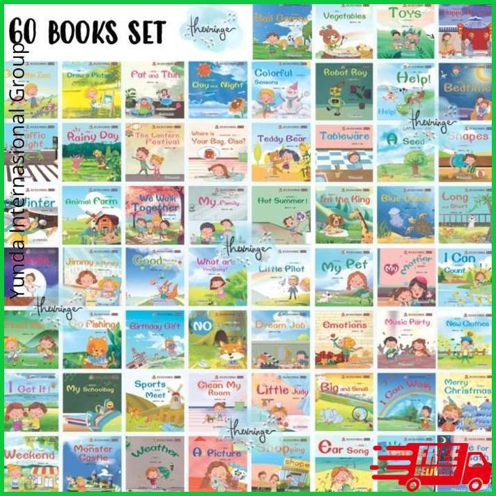 Kids English Reading Book Set Isi 60 Buku Children English Books ...