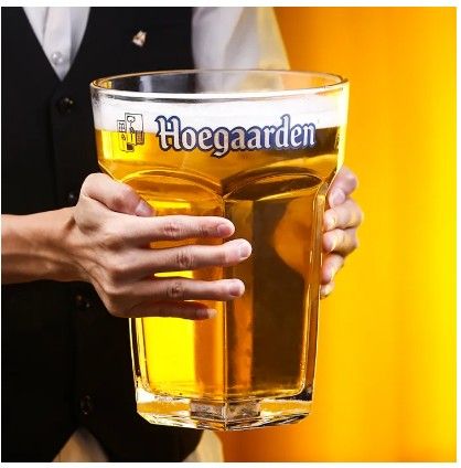 แก้วโฮการ์เด้น แก้ว hoegaarden แก้วเบียร์4ลิตร Glass HOEGARDEN Original แก้วเบียร์จัมโบ้ ความจุ ...