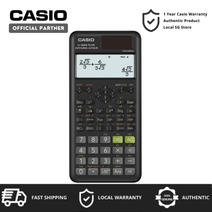 Casio Scientific Calculator FX-85ES Plus- 2 (Approved For Examinations ...