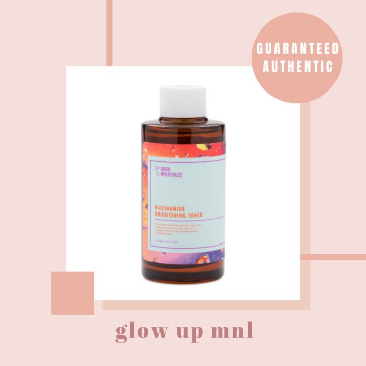 COD Good Molecules Niacinamide Brightening Toner 120ml 30ml | Lazada PH