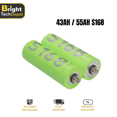 Bright Tech Depot- 43AH 55AH S168 3.2v lifepo4 Rechargeable Battery ...