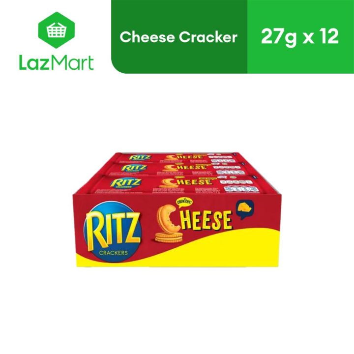 Ritz Sandwich Cheese Cracker 27g x 12 | Lazada PH
