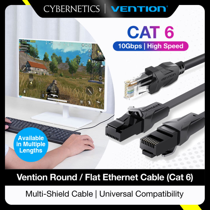 Vention CAT6 RJ45 Top Ethernet Cable CAT 6 Gigabit High Speed Network ...