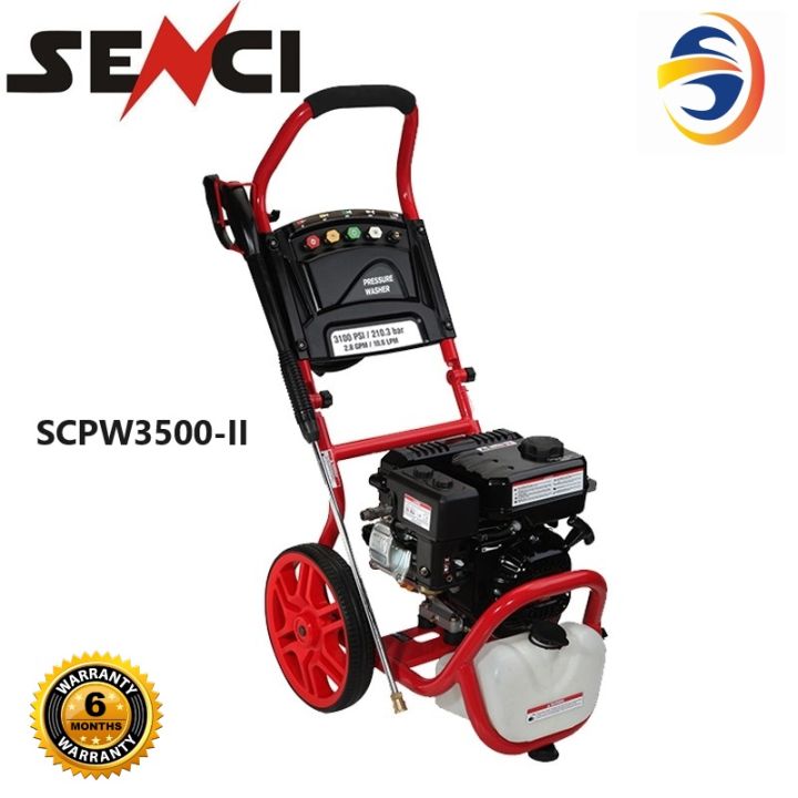 SENCI SCPW3500-II HIGH PRESSURE CLEANER C/W SC230 (7.5HP) PETROL ENGINE ...
