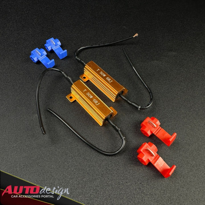 Sepasang Load Resistor Flasher Lampu Sein LED Mobil 50W 8 Ohm Solusi ... Sepasang Load Resistor Flasher Lampu Sein LED Mobil 50W 8 Ohm Solusi ...