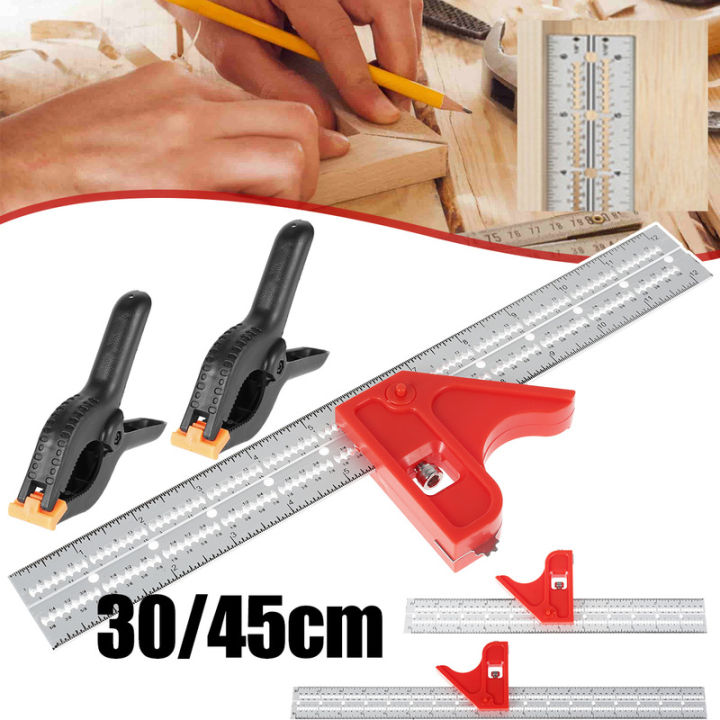 Everso Combination Square 12/18 Inch T Type Square High Accuracy T ...