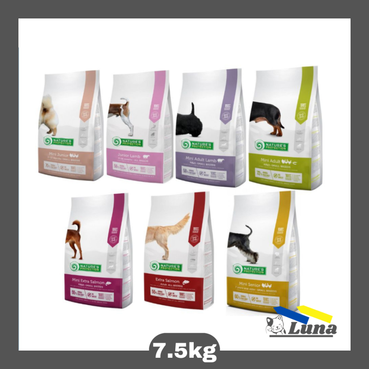 Nature's Protection Dog Food 7.5kg - (Mini Junior, Mini Adult, Junior ...