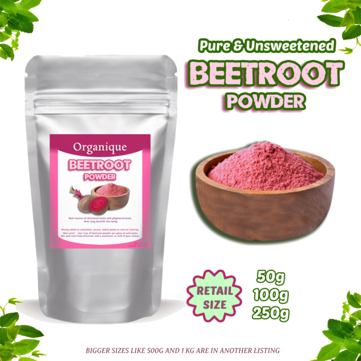Zenfiber Organic Beetroot Powder - 50g / 100g / 250g / 500g / 1kg ...