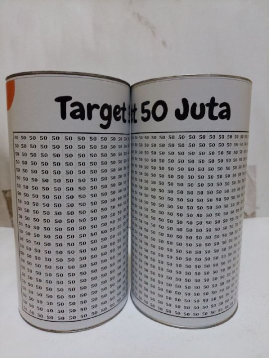 celengan target nabung 50 juta 50k jumbo buka tutup permanen karakter ...