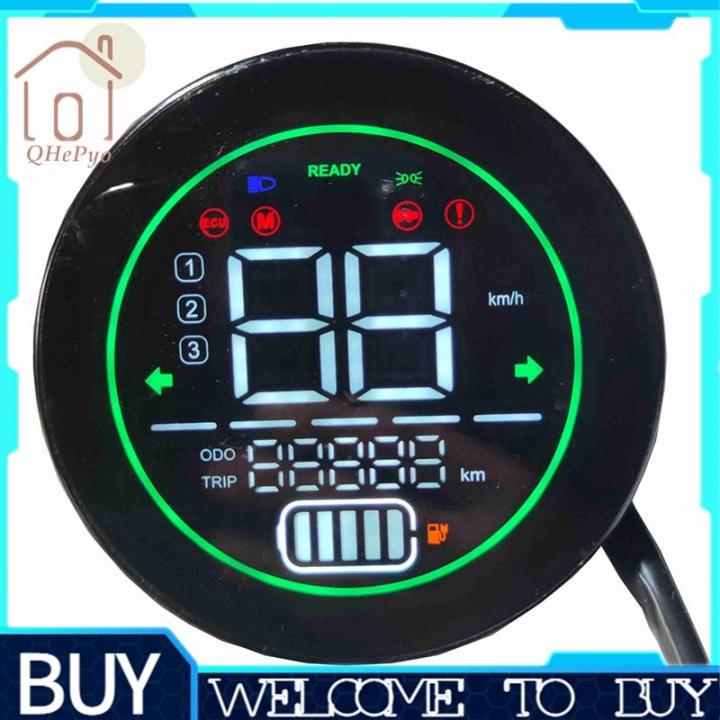 Electric Bike Speedometer Scooter Dashboard Indicator 48V 60V 72V Lead ...