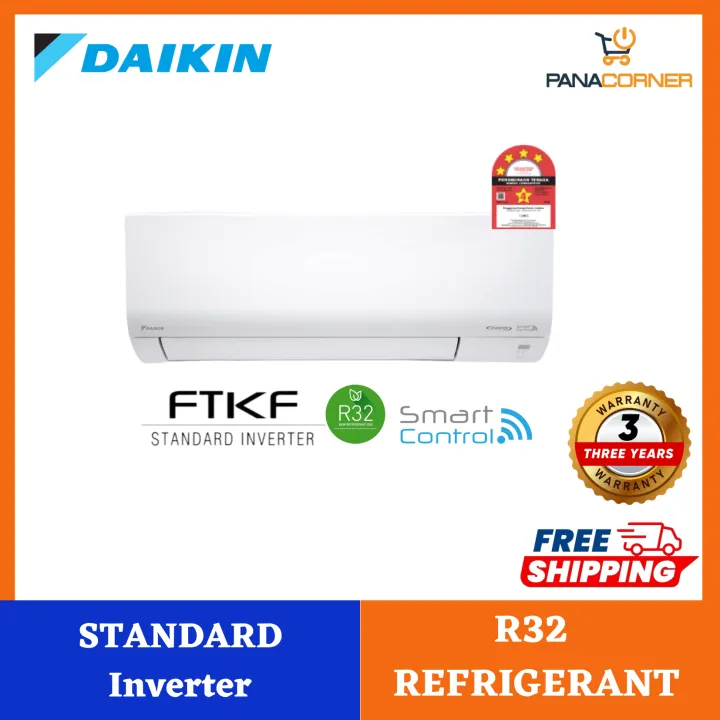 Daikin (New) R32 1.0HP / 1.5HP / 2.0HP / 2.5HP FTKF25C / FTKF35C / FTKF50C / FTKF71C Standard ...
