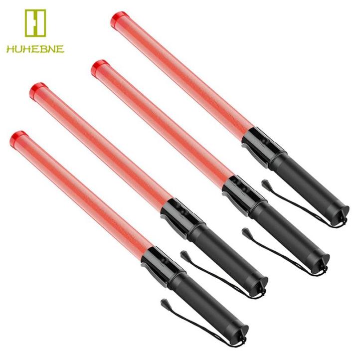 4Pack Traffic Wand 21Inch Led Traffic Control Wand Safety Light Wand ...