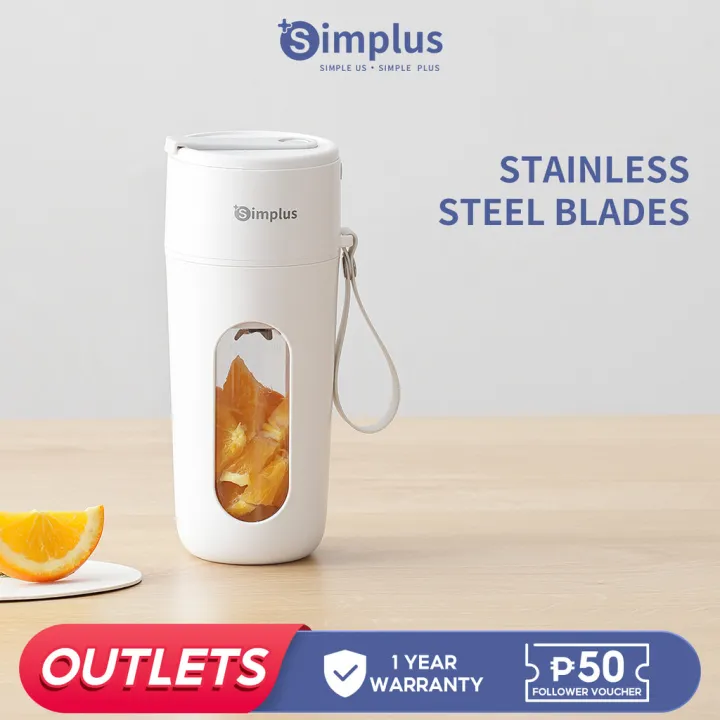 Simplus Portable Juicer Blender Fruit Juice Mixer USB Rechargeable ...