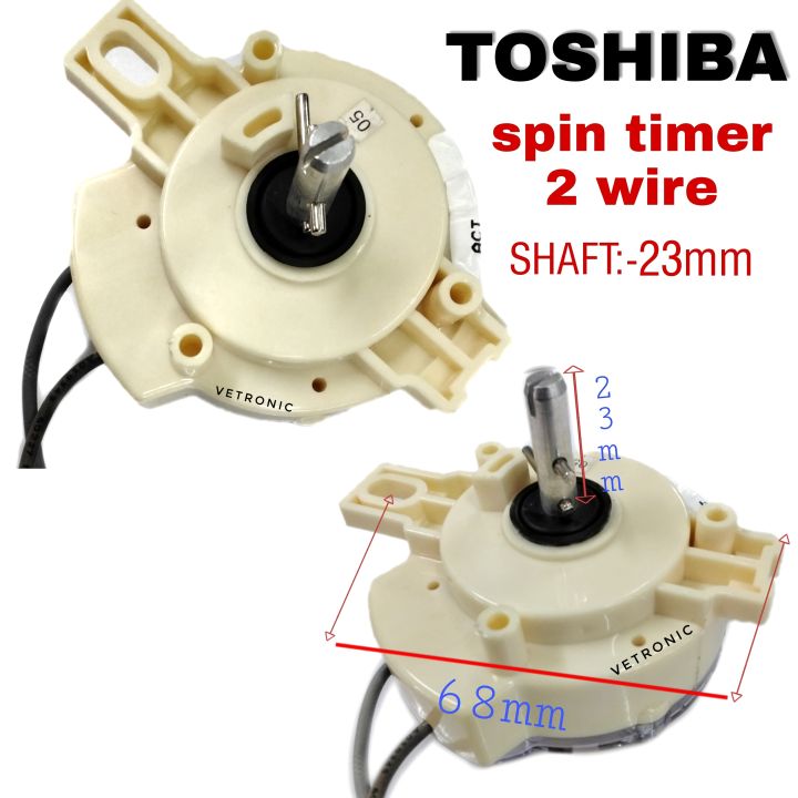 TOSHIBA SEMI AUTO WASHING MACHINE SPIN TIMER 2 WIRE XD5023 | Lazada