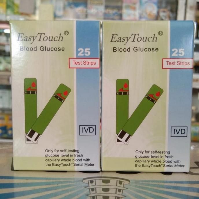 strip easy touch gula darah isi 25 pcs | Lazada Indonesia