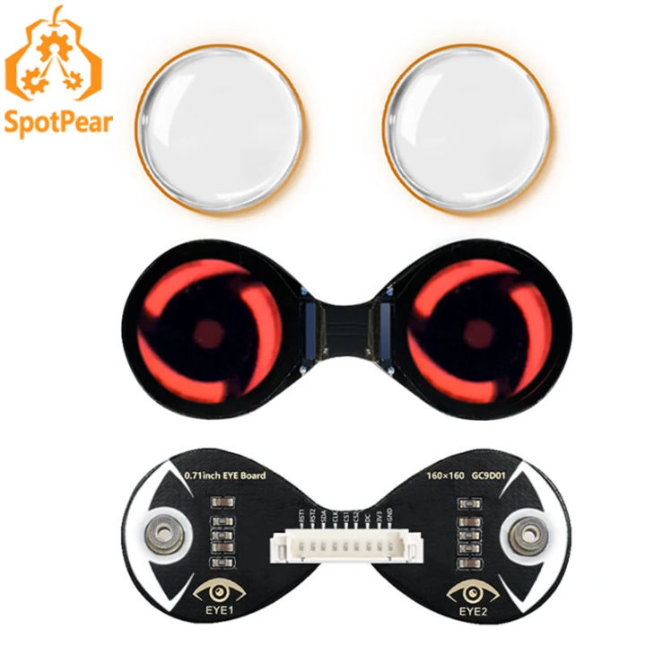 Double EYE 0.71 inch Round LCD Display Screen For Arduino Raspberry Pi ESP32 Pico STM32 | Lazada PH