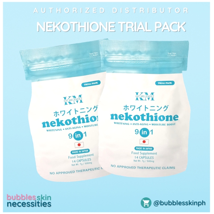 NEKO Nekothione TRIAL PACK 9-in-1 Capsules Whitening Anti-Aging ...