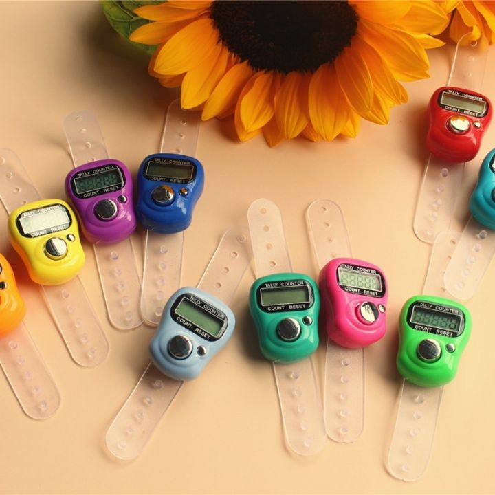 Alat Hitung Digital Led Tasbih Jari Counter Tally Tasbeh Ibadah Mini ...