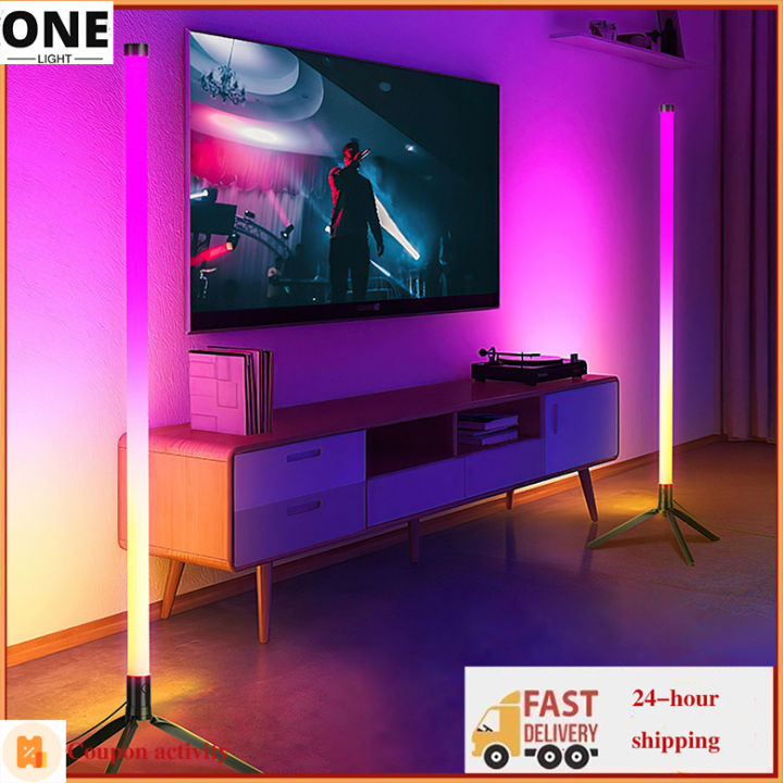 Floor lamp Corner lamp MultiColor Nordic RGB Corner Floor Lamp ...