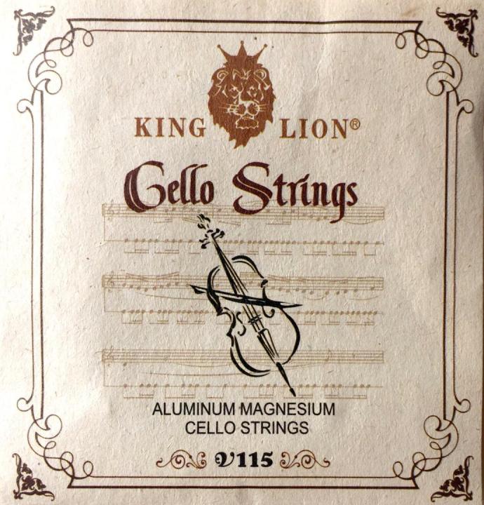 King Lion V115 aluminium magnesium cello strings for full Size | Lazada