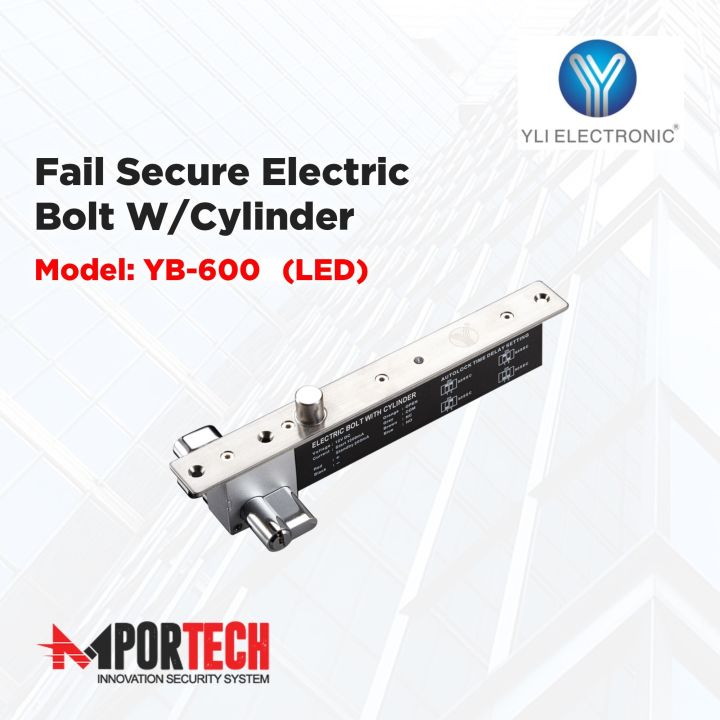 Fail Secure Electric Bolt YB-600 with Cylinder | Lazada PH