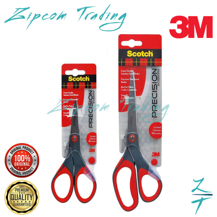 3M Scotch Precision Scissors With Stainless Steel Blade | Lazada