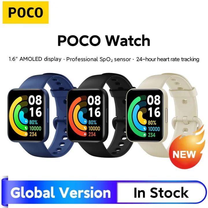 Original smart watch Global Version POCO Watch 1.6'' AMOLED Display 14 ...