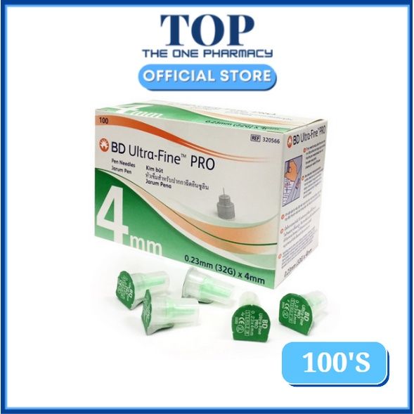 BD Ultra Fine Pro Pen Needles 4mm 32g (100 Pcs) | Lazada