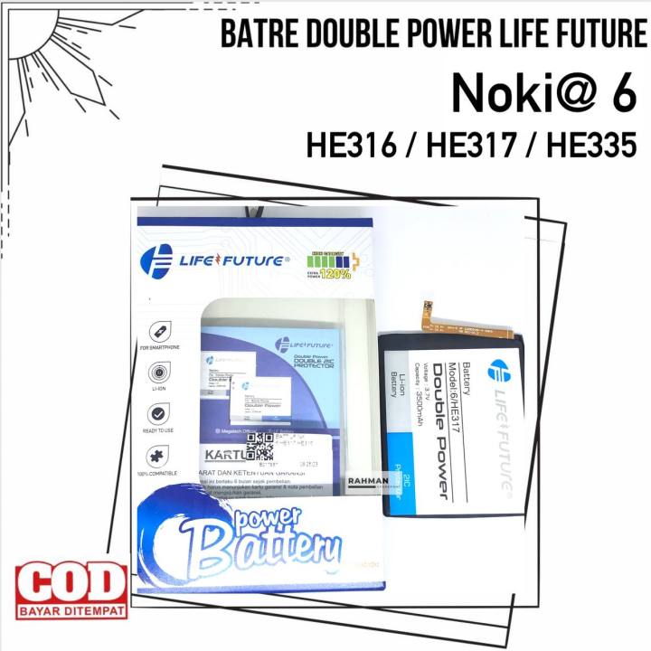 BATRE LF NOKIA 6 HE316 / HE317 / HE335 TA1021 TA1033 TA1000 TA1003 ...