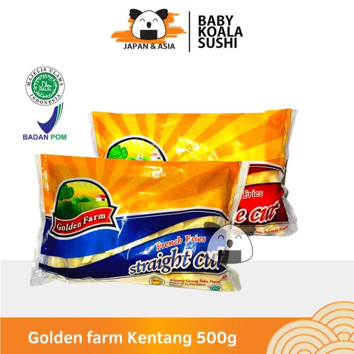 GOLDEN FARM French Fries Kentang Goreng 500g Halal | Lazada Indonesia