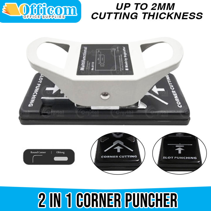 2in1 Heavy Duty Structure Corner Puncher for Laminated Cards | Corner ...