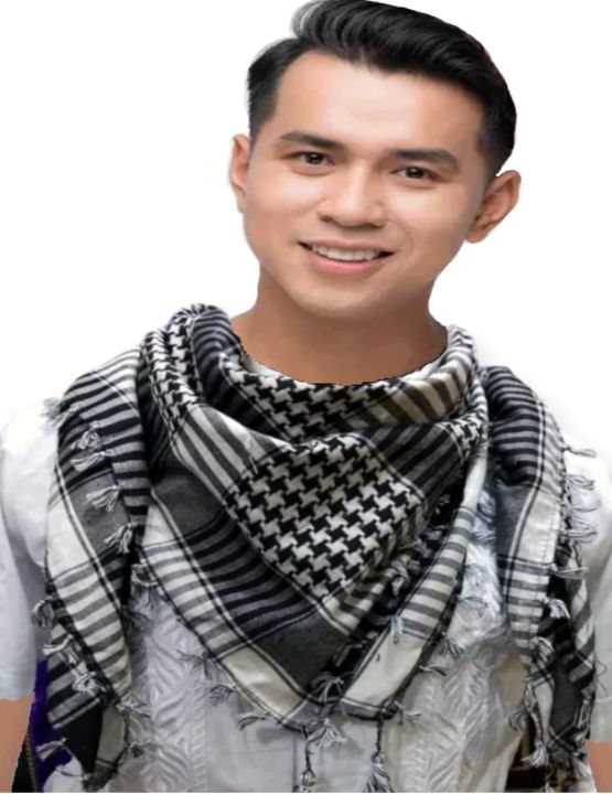 Sorban Pria Black and White Special Edition | Lazada Indonesia