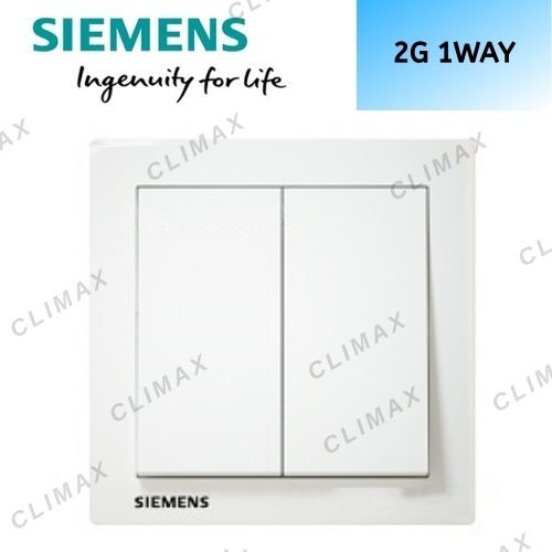 SIEMENS DELTA RELFA 2G 1WAY SWITCH - WHITE | Lazada