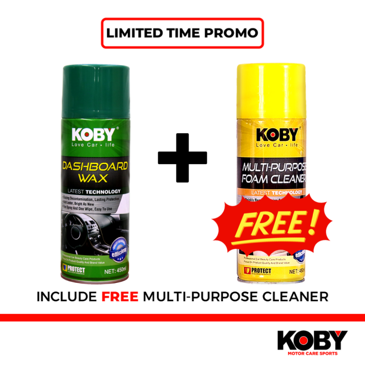 LIMITED TIME OFFER -【BUY 1】Koby Dashboard Wax 450ml【TAKE 1】 Koby Multi ...