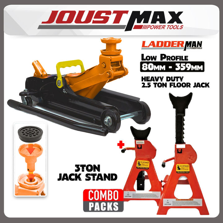 Heavy Duty 2.5 Ton Floor Jack Low Profile Hydraulic Car 3 Ton Jack ...