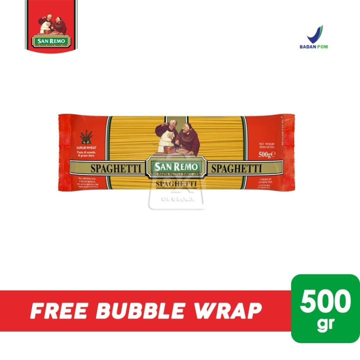 San Remo Pasta SPAGHETTI (500gr) | Lazada Indonesia