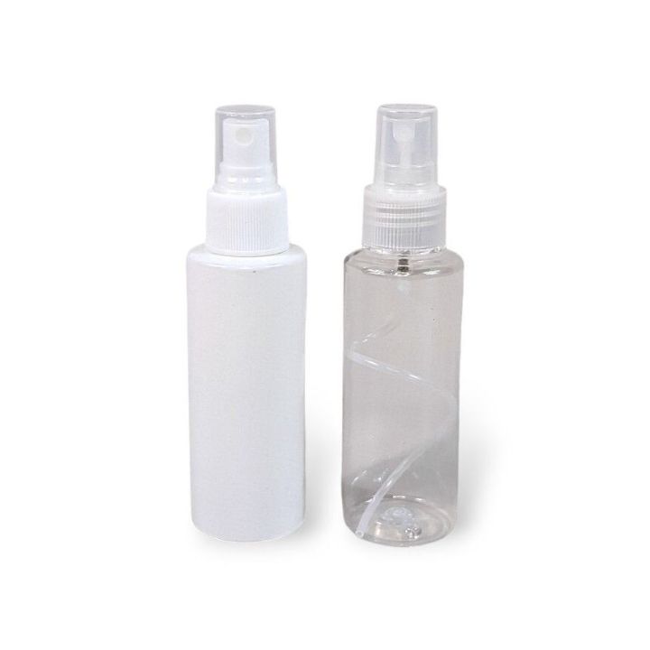 Botol Spray Parfum Plastik 100 ml Putih Bening Transparan | Lazada ...