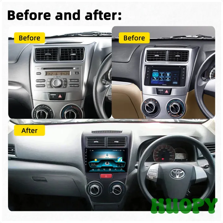 [HUOPY] Android 12 Voor Toyota Avanza 2010 - 2016 Carplay Android ...