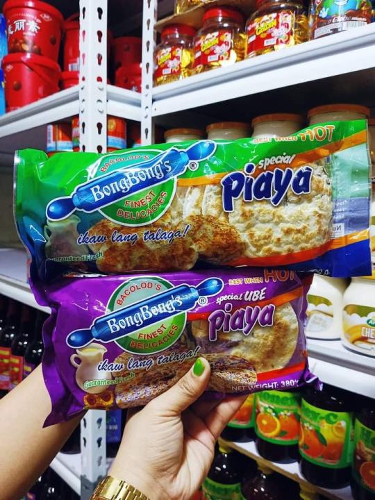 Cebus Bongbongs Piaya Flat Ube 10s 380 Grams Per Pack Piaya Flat Original 10s380 Grams Per