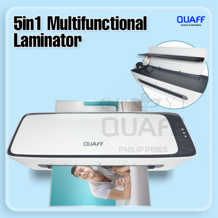 QUAFF 5 in 1 Laminating Machine A4 (max laminate 125mic) SL-688 | Lazada PH