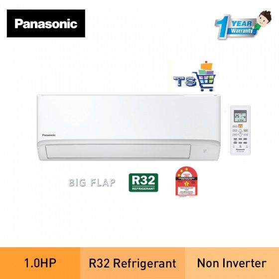 Panasonic 1.0HP Standard Non Inverter R32 Air Conditioner CS-PN9WKH-1 ...