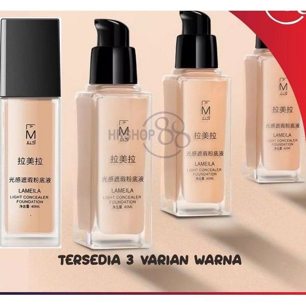 Light Concealer Foundation Cair Tahan Air Untuk Makeup Wanita 3020 | Lazada Indonesia